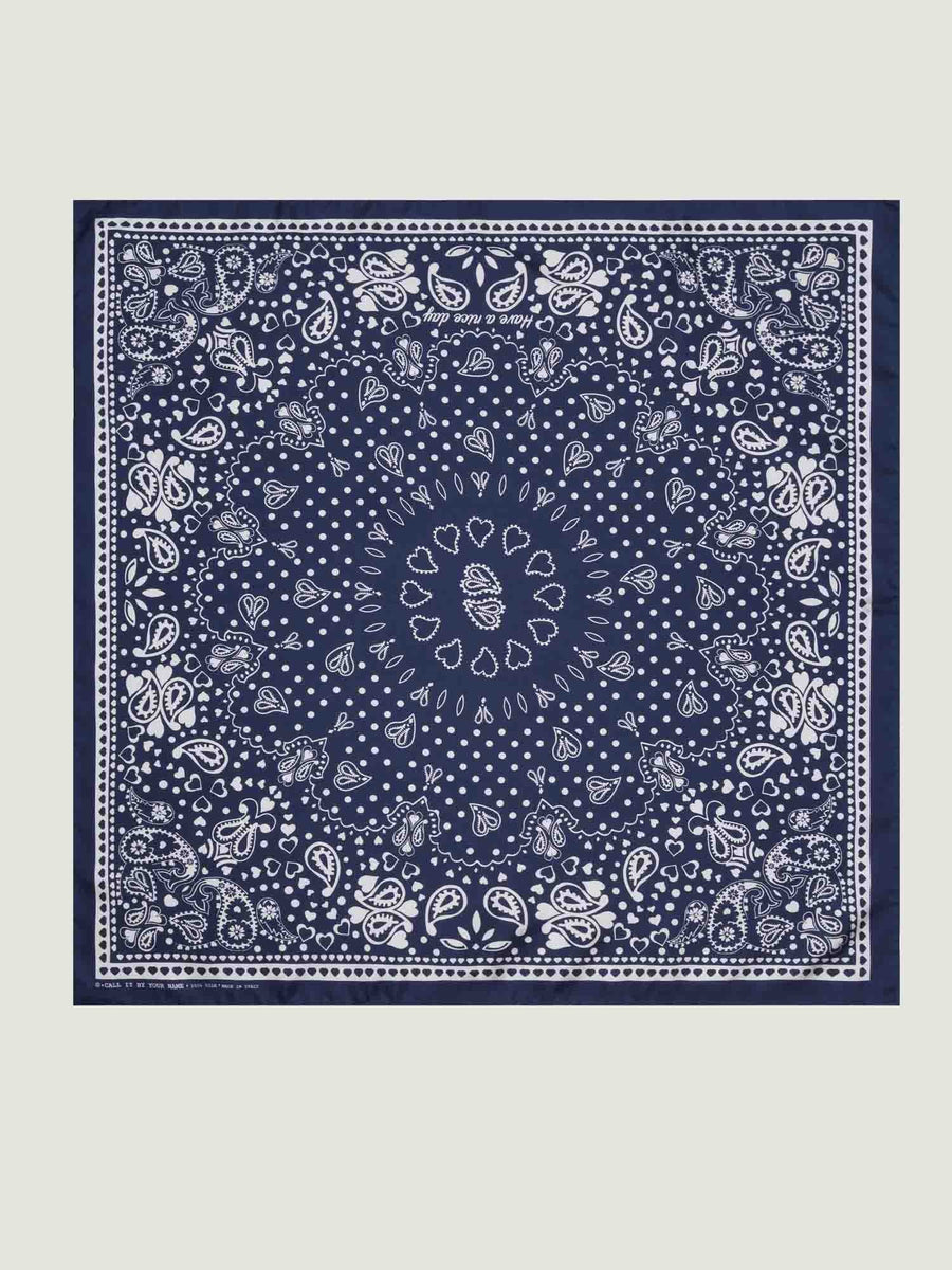 Call It By Your Name - Hand-embroidered american bandanas in Paris