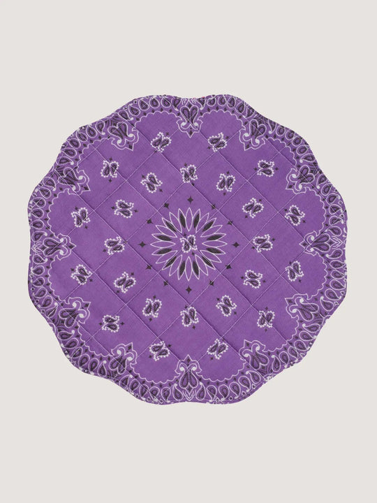 Set de table rond : 100% coton