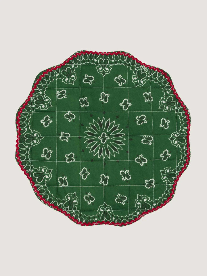 Set de table rond : 100% coton